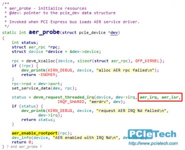 Linux kernel的AER是怎么工作的 – PCIe技术网